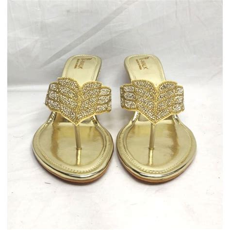 Bridal Shoes Golden Bridal Sandals Wedding Sandals For Bride Indian