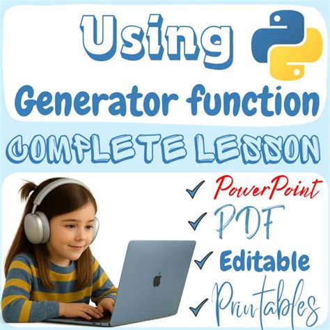 When To Use Generator Functions In Python Programming Complete Coding Lessons