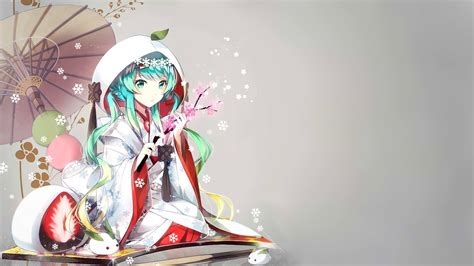 Illustration Anime Anime Girls Vocaloid Hatsune Miku Yuki Miku