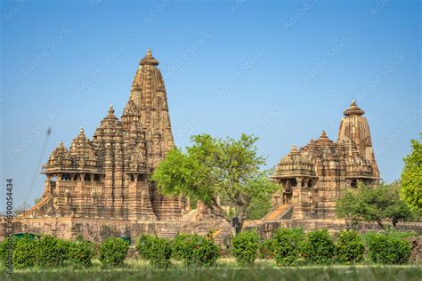 The Khajuraho Group Of Monuments Are A Group Of Hindu And Jain Temples