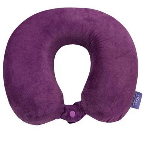 Viaggi U Shaped Memory Foam Travel Neck Pillow Eggplant For Travel