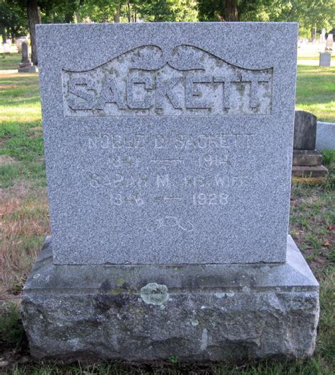 Noble Daniel Sackett 1841 1914 Find A Grave Memorial