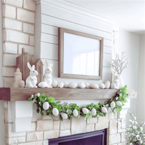 Simple Easter Mantel Decor Ideas For A Refreshing Look