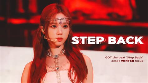 4k 220820 Smtown Got The Beat Step Back Aespa Winter Fancam 갓더비트