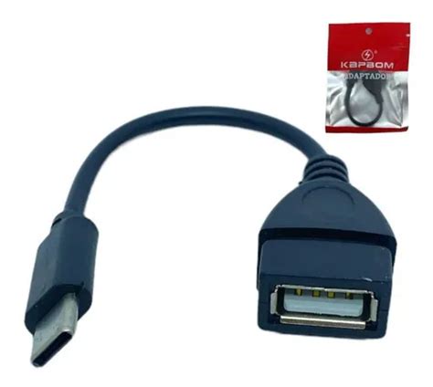 Cabo Otg Type C Pendrive Usb F Mea Celular Smartphone At Mercadolivre