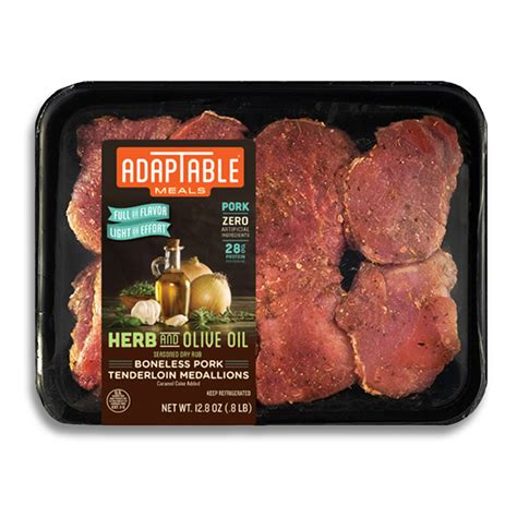 Boneless Pork Tenderloin Medallions Adaptable Meals