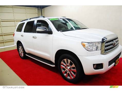 2010 Super White Toyota Sequoia Limited 4wd 77107219