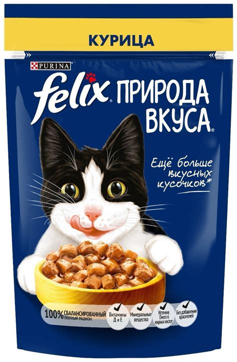 Купить Корм Felix кусочки в соусе курица 75 г 1 шт в Алматы Магазин