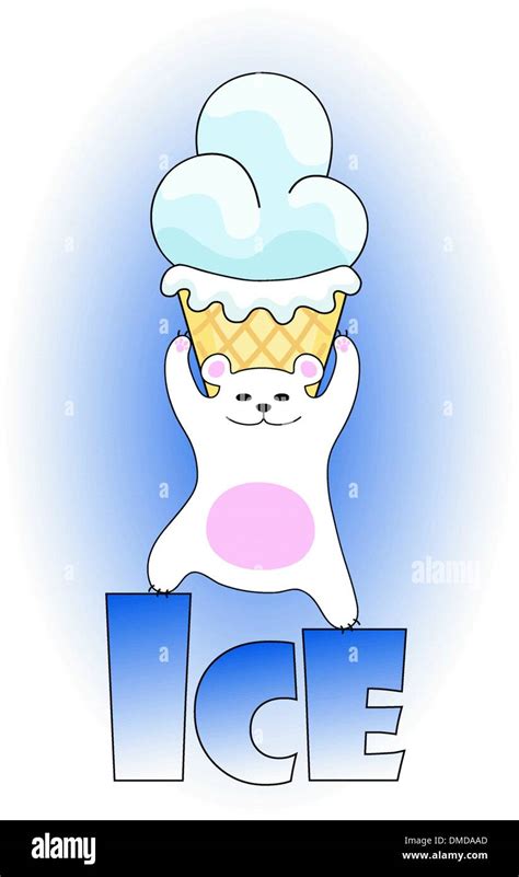 Polar Bear Ice Cream Logo