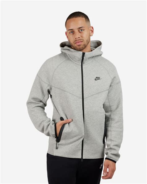 Shop Nike Tech Fleece Full Zip Hoodie Fb7921 063 Grey Snipes Usa