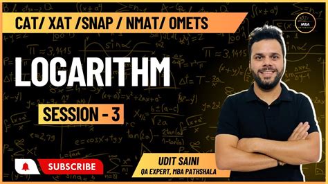 Logarithm Basic To Advanced Session 03 CAT OMETs Udit Saini