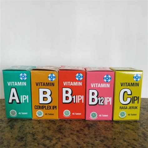 Jual Vitamin Ipi All Varian Vitamin Cvitamin Avitamin Bcomplex