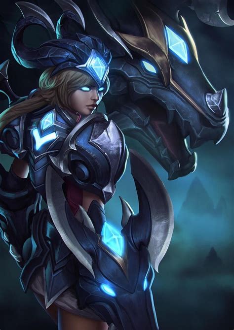 Shyvana League Of Legends Warrior Woman Fantasy Art Warrior Lol
