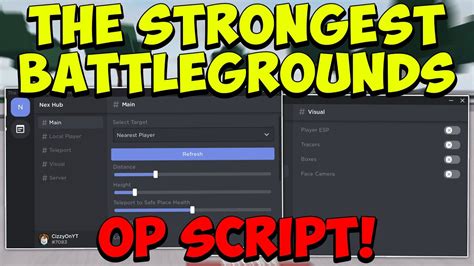 The Strongest Battlegrounds Script Hack Auto Farm Players Teleports Esp Pastebin 2024 No