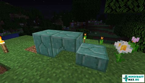 Плита из призмаринового кирпича Плиты Как сделать в Майнкрафт