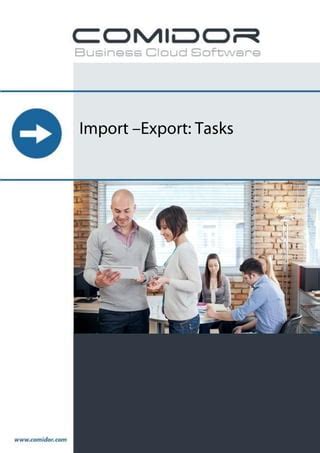 Import Export Tasks Pdf