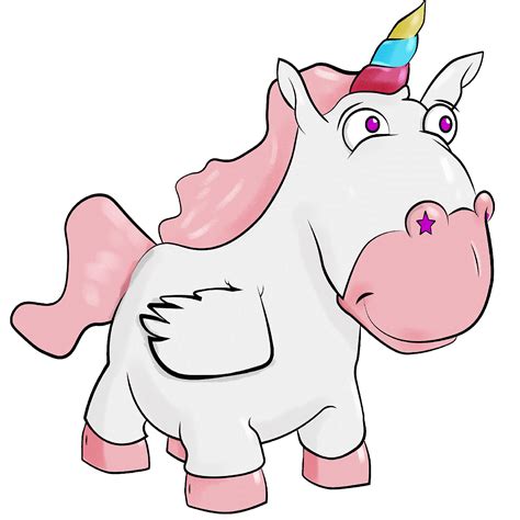Free Animated Unicorn Clipart Cartoon