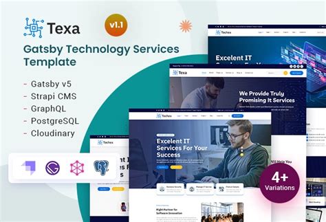 Texa Gatsby Technology Services Template Envytheme