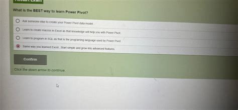 Solved What Is The Best Way To Learn Power Pivotask Someone