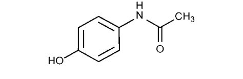 Structural Formula For Acetaminophen