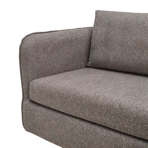 Canapé Dangle Réversible Compact Tissu Maël Gris Camif