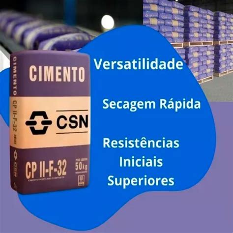 Cimento Csn Cpii F32 50kg Barcelona Lar And Construção Materiais De