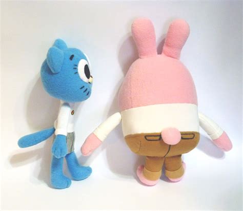 Nicole And Richard Watterson Plush Toy Amazing World Of Etsy