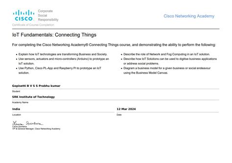 gopisetti bhargav on linkedin iot cisco certification