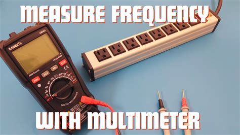 how to measure frequency with a multimeter youtube