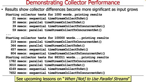 java parallel streams internals demo ing collector performance youtube