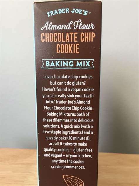 Trader Joes Almond Flour Chocolate Chip Cookie Baking Mix