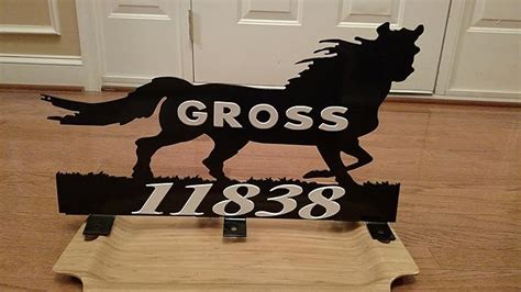 Amazon Com Custom And Personalized Metal Mailbox Topper Handmade