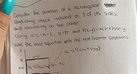 Consider The Problem Of A Rectangular Conducting Chegg