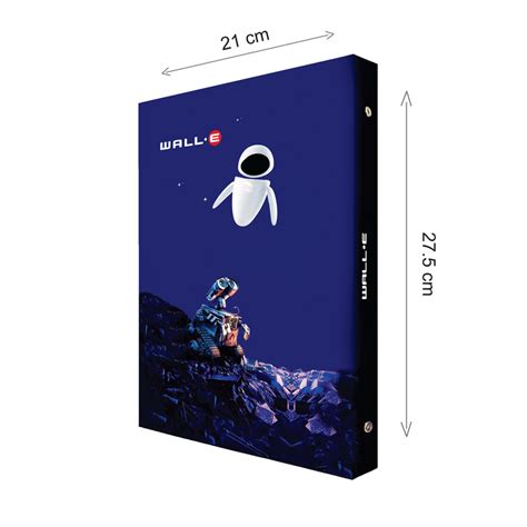 قیمت و خرید دفتر کلاسوری 100 برگ پدیده نقش مدل 26 حلقه کالکشن انیمیشن طرح والی Wall E کد 01