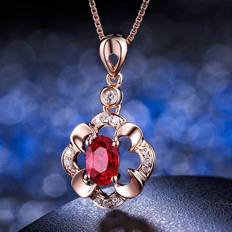 Cubic Zirconia And 18k Rose Gold Plated Floral Open Pendant Necklace
