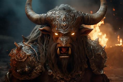 Premium Ai Image Minotaur