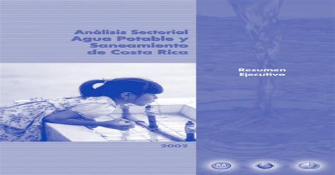 Análisis Sectorial De Agua Potable Y Saneamiento Pdf Document