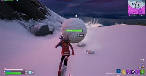 How To Hide In A Giant Snowball In Fortnite Visionviral