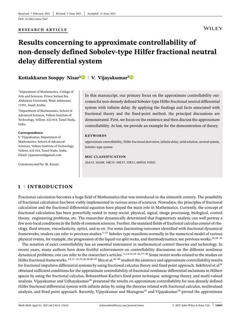 Results Concerning To Approximate Controllability Of Non Densely