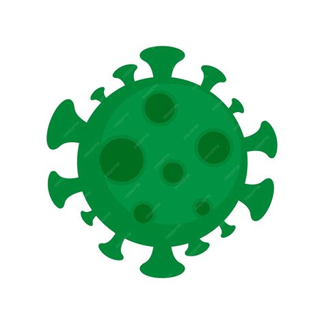 Premium Vector Zika Virus Microscope Icon Flat Illustration Of Zika