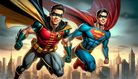 Robin And Superboy 100 By Scriptboy On Deviantart