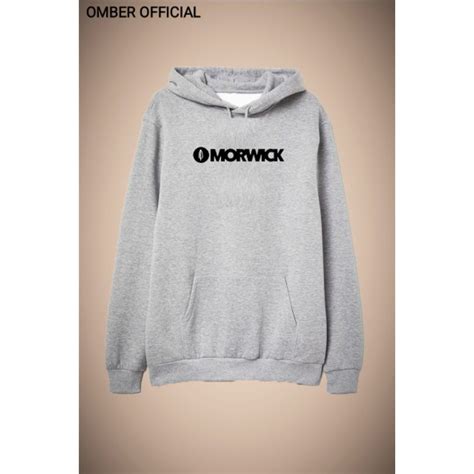 Jual Morwick Jaket Sweater Hoodie Sablon Hitam Morwick Ready Shopee Indonesia