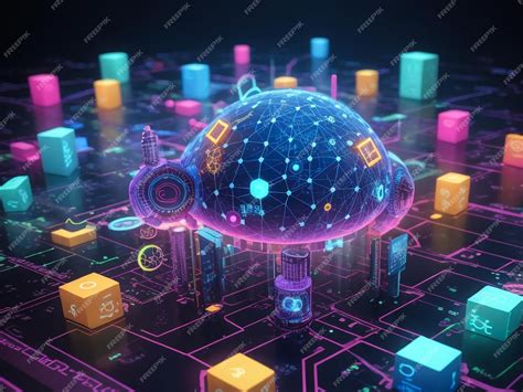 Server Room Data Center Backup Mining Hosting Mainframe Farm Hosting Server Isometric Network