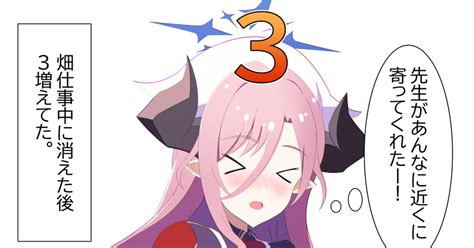 牛牧ジュリ アレの回数が分かるメガネ Aya Cis＠土西さ52aのマンガ 漫画 ブルーアーカイブ ブルアカ Pixiv