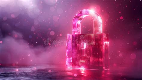 Flowing Modern Illustration Of A Web Page With The Concept Of Protecting The Computer Data Stock