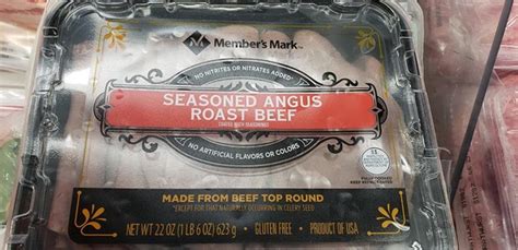 Members Mark Seasoned Angus Roast Beef Food Library Shibboleth