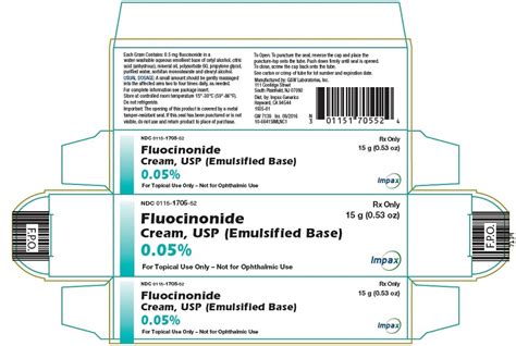 Fluocinonide Impax Generics Fda Package Insert