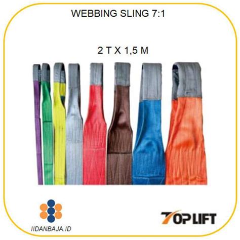 Promo Webbing Sling 71 Cap 2 T X 15 M Toplift Belt Tali Webing