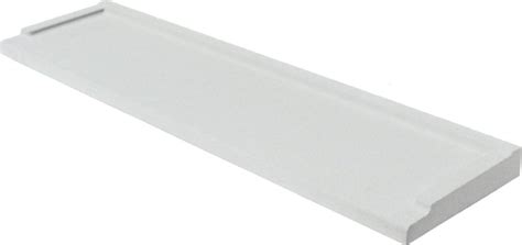 WESER Seuil pour porte fenêtre blanc cassé 130 x 33 5 x 4 5 cm Réf