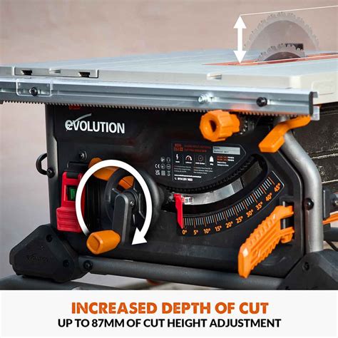 Evolution R255tbl Next Gen Rage5 S 255mm Portable Table Saw — Evolution